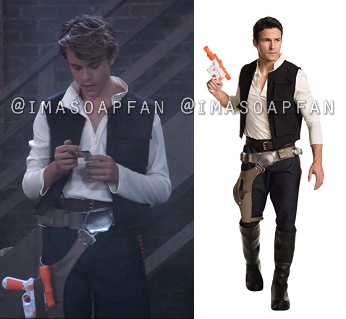 Cameron Webber's Star Wars Han Solo Costume - General Hospital, Season ...