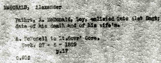 Detour Through History: Alexander McDonald