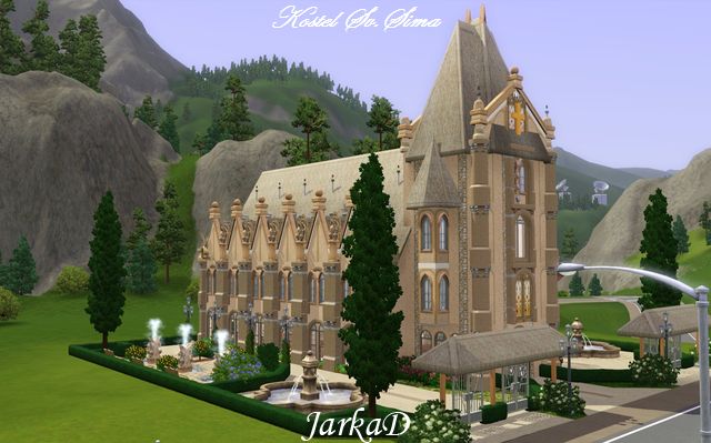 My Sims 3 Blog: Church St.Sims by JarkaD