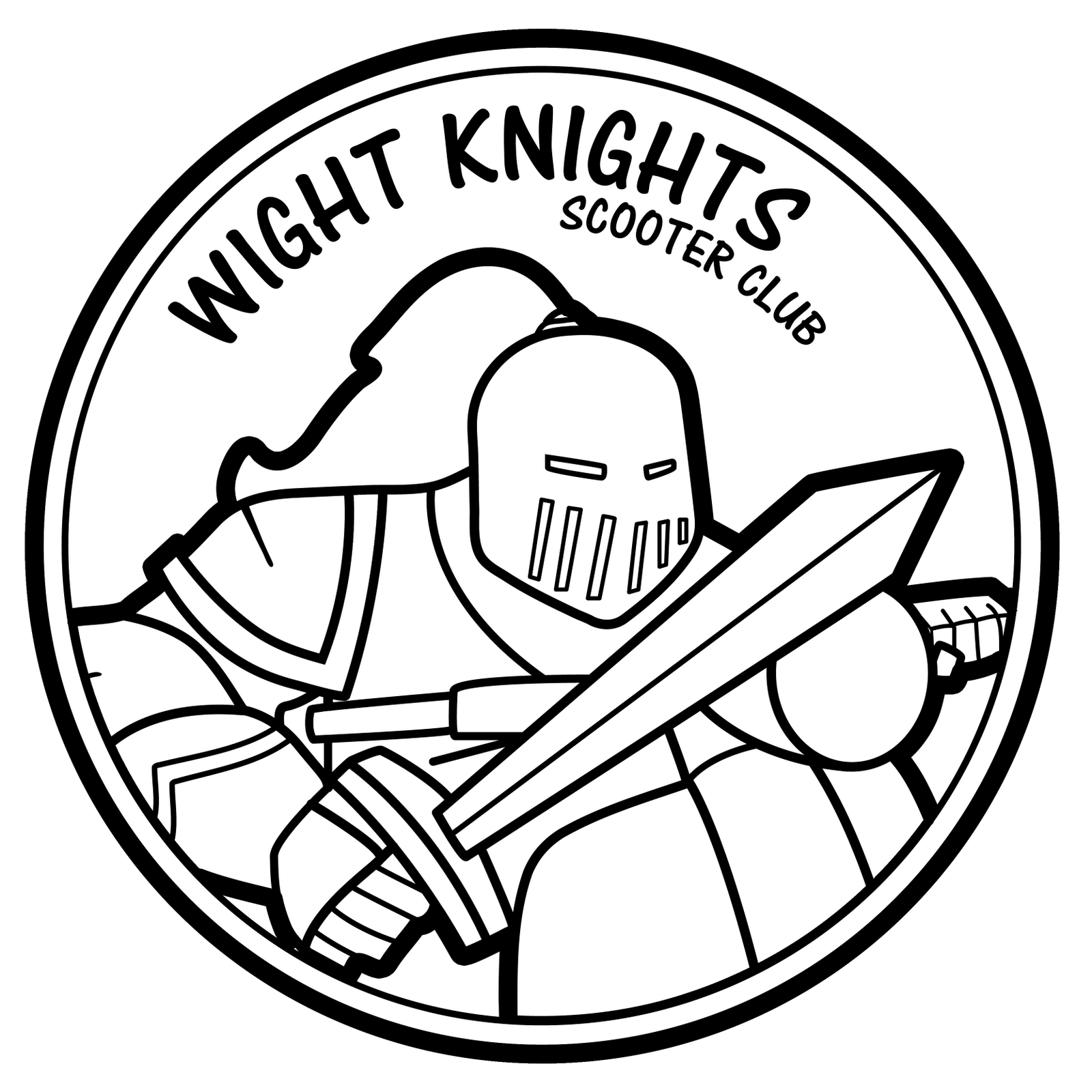 Elliott Lee Graphic Design: Wight Knights Logo