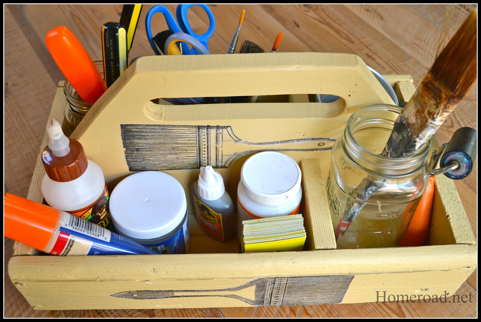 How to Build a Craft Toolbox Organizer