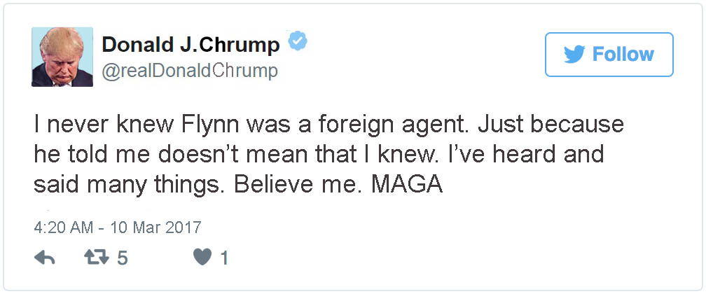 Paying Attention: Chrump Gets Flynnched