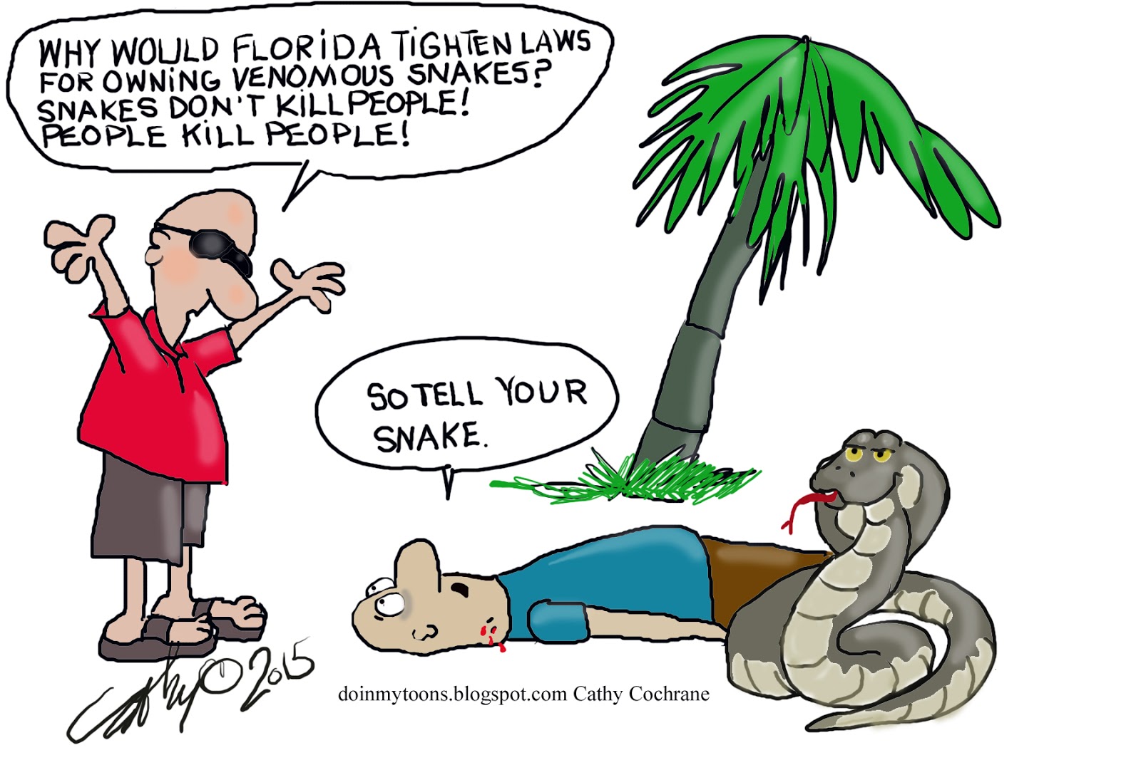 DoinMyToons: Snakes don't kill people