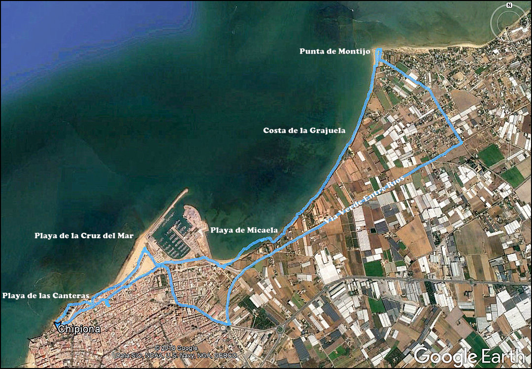 TROTONES BLOG: Chipiona-Punta de Montijo-Costa de la Grajuela