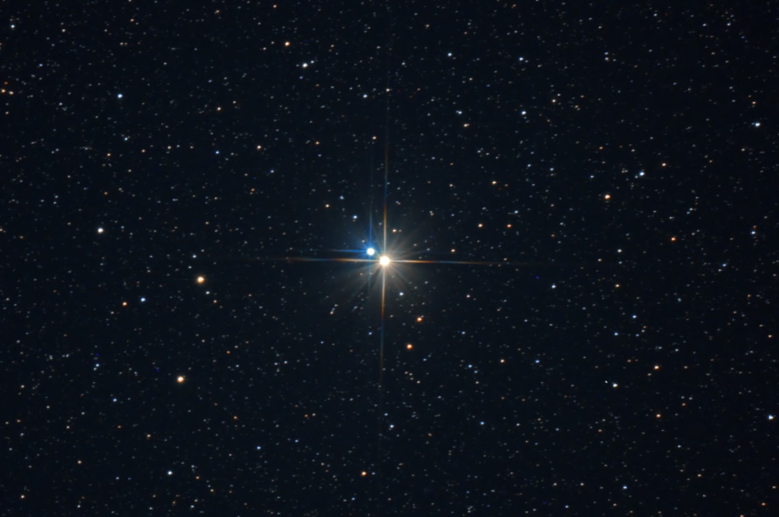 Immagini dal Cosmo. : Stella doppia "Albireo" nella costellazione del ...