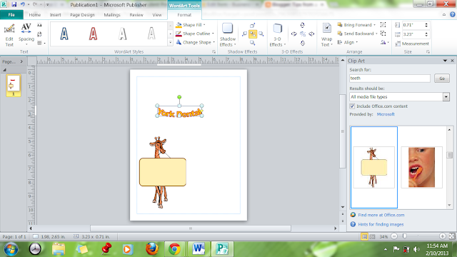 Tips from a Tech Teacher: Creating a Logo in Publisher