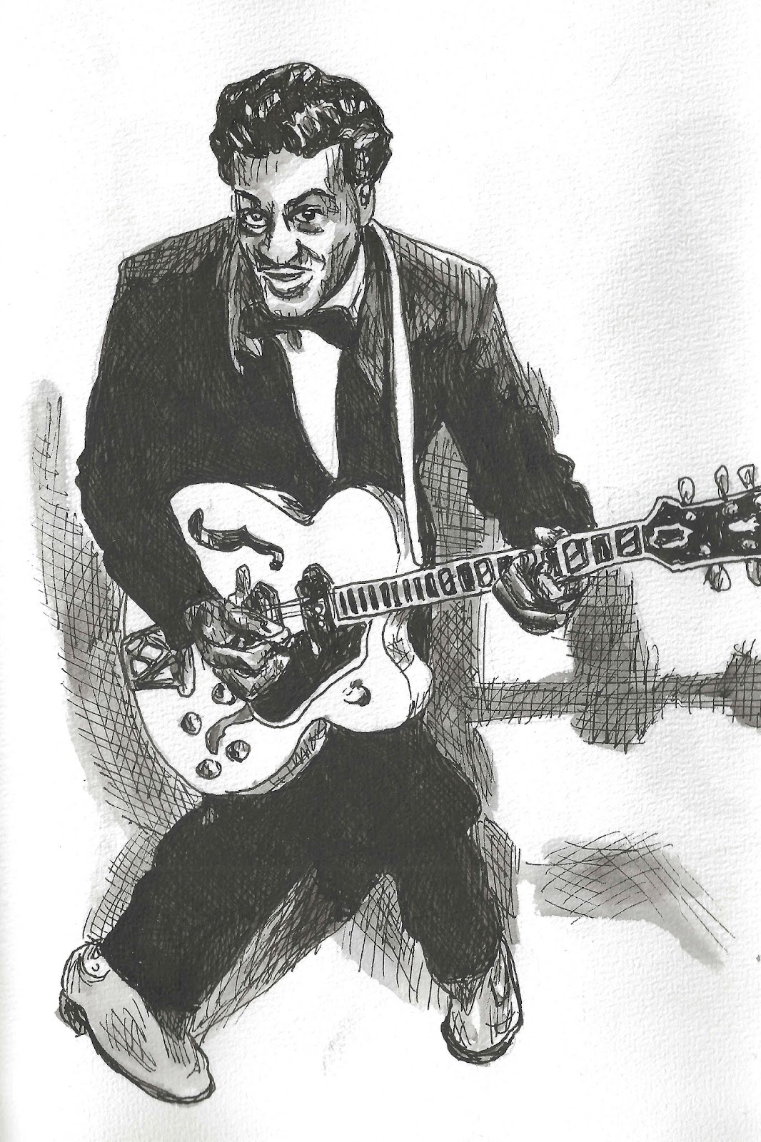 Mariana Santos: Chuck Berry Drawing