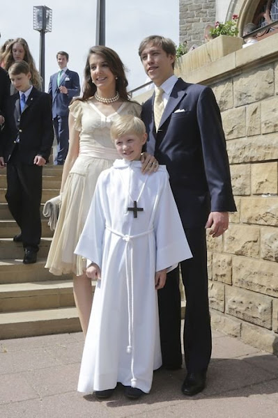 The Grand Ducal Family attend First Holy Communion for Prince Noah