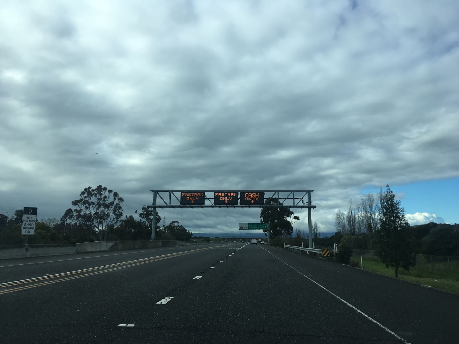 California State Route 84 west from Interstate 880 over the Dumbarton ...