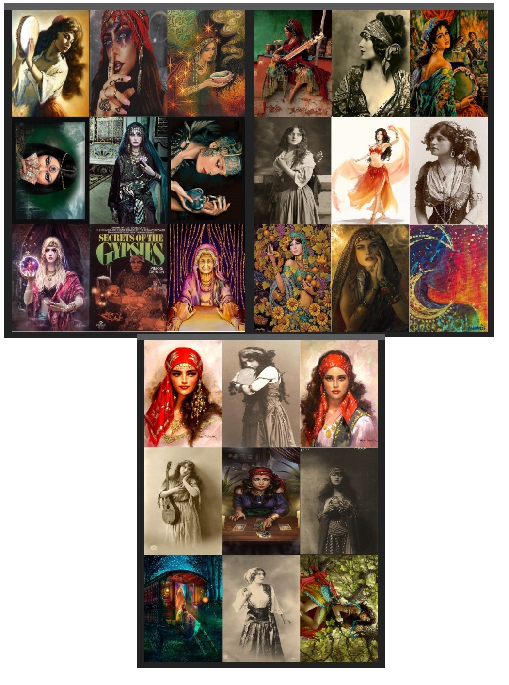 Baw CraftWorx: PRINTABLE Gypsy Journal Cards Collage Sheets Ephemera Se