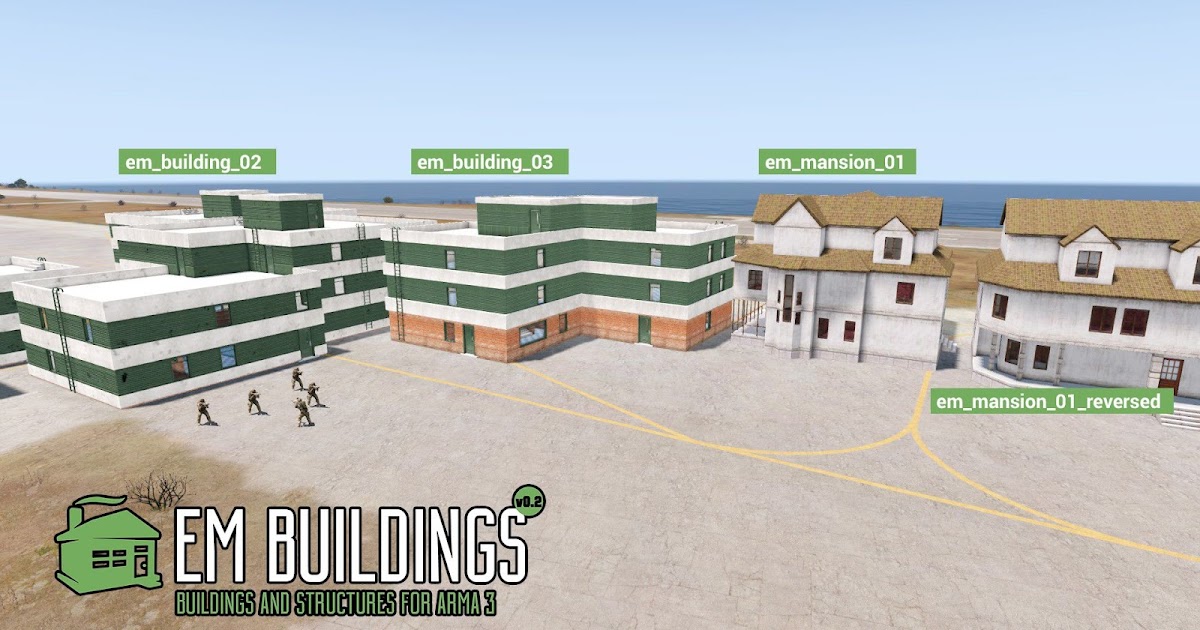 CQB ができる建物をいくつか追加する Arma 3 用 Em_Buildings MOD | 弱者の日記^^ - Arma 3 MODとアドオン紹介