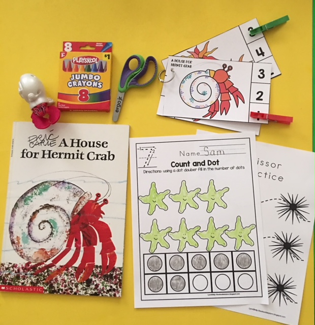 A HOUSE FOR HERMIT CRAB BOOK UNIT ADD ON ~ Book Units by Lynn