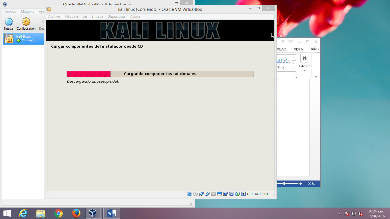KALINUX: PROCESO INSTALACIÓN