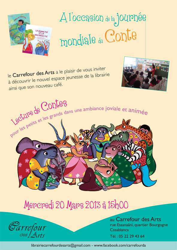 Carrefour des Arts - Yanbow Al Kitab: Lecture de Contes