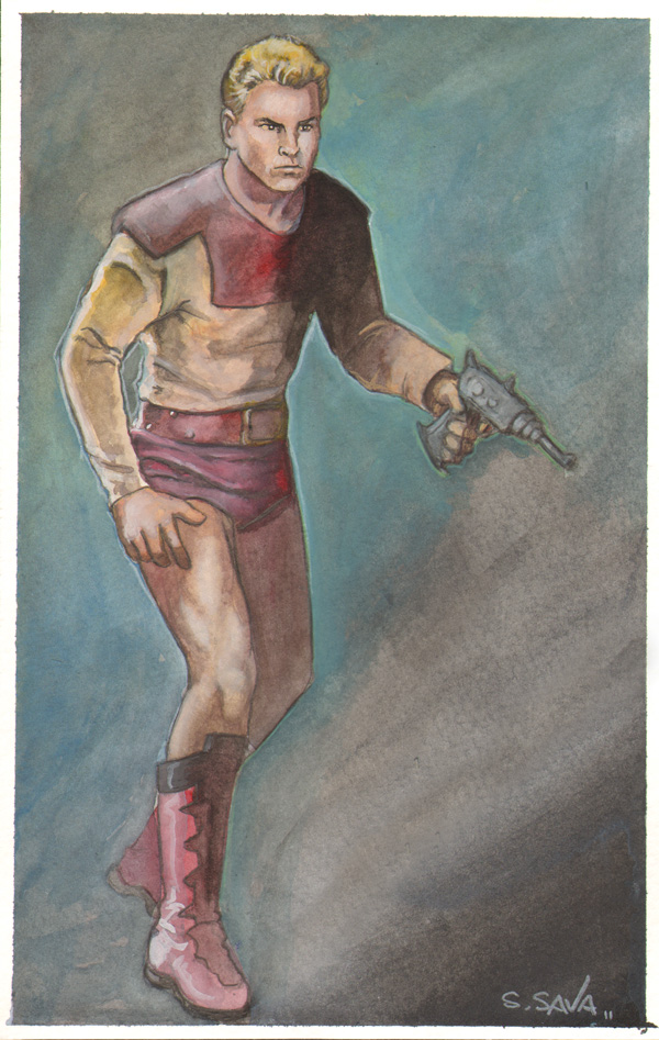 The FOC'ers Sketch Blog: Week Twelve: Flash Gordon by Scott Christian Sava