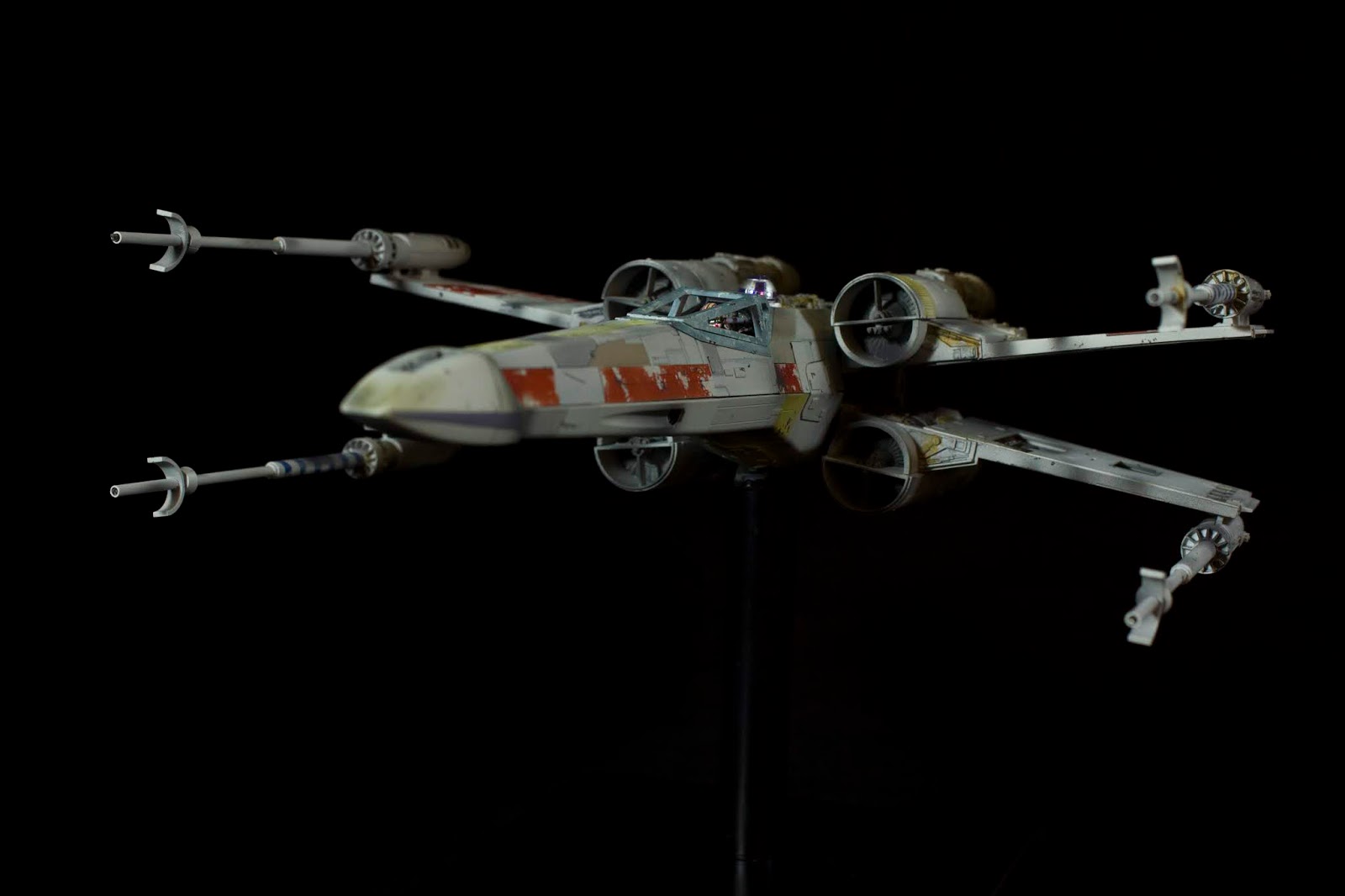 Bandai 1/48 scale X-Wing Model Build: Part X Final reveal of finished X ...