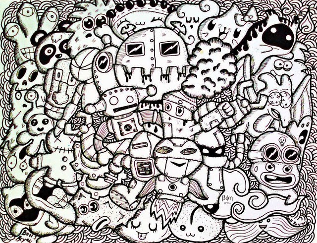 studio kasut hana: CORAK DOODLE