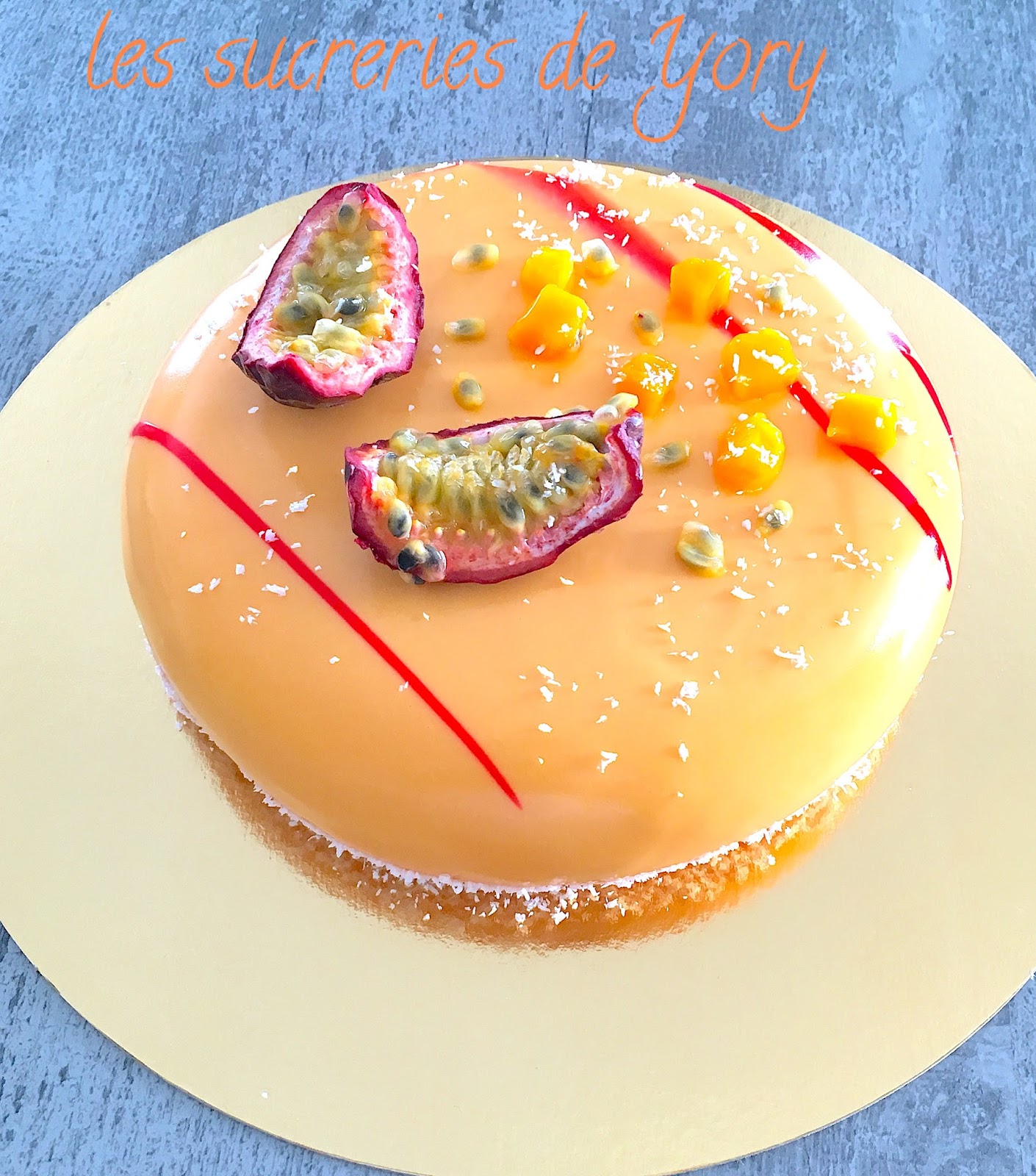 Entremet Vanille-Passion