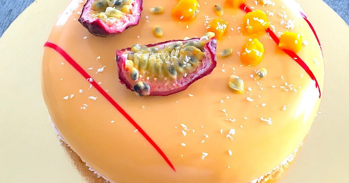 les sucreries de Yory: Entremet Vanille-Passion