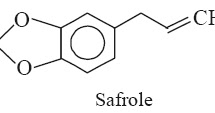 Safrole (oil of sassafras, comphor oil and oil of star-anise)