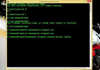 Mari Mengenal Command Prompt - Blog Ilmu Komputer