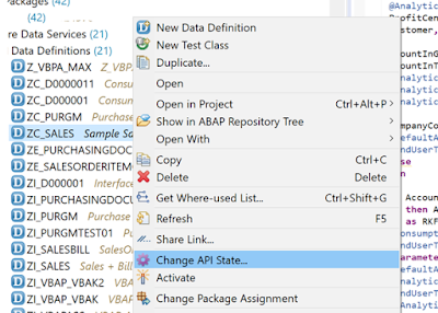 SAP ABAP Central: Sample: Custom CDS View using predefined Virtual Data Model and Extend View in ...