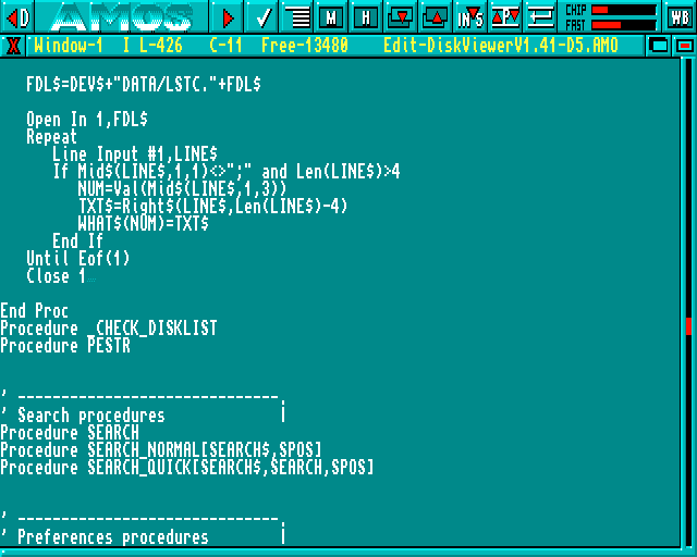 AmigaLandia: Análisis AMOS Basic