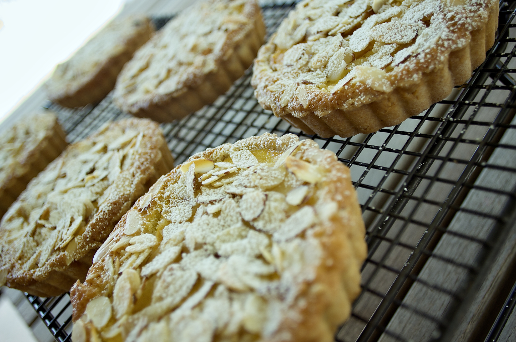 be confectionate: "A" is for almond tarts.
