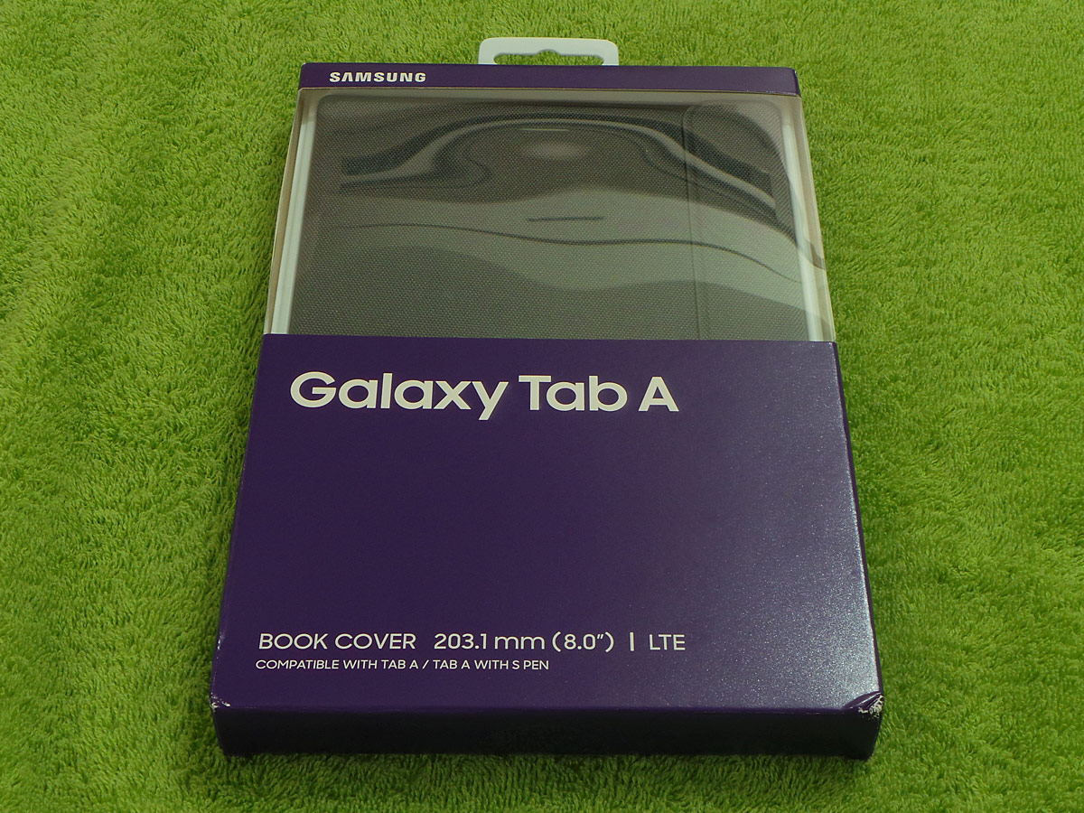 Galaxy Tab A 8.0 with S Pen SM-P355 / Samsung純正 Book Cover 画像レビュー