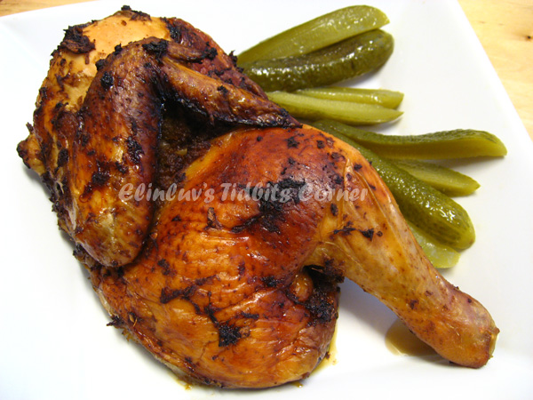 Elinluv's Tidbits Corner: Roast Chicken With Ginger Paste