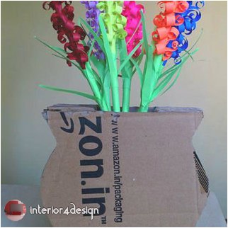 DIY Swirly Paper Flowers - Interior4desigN