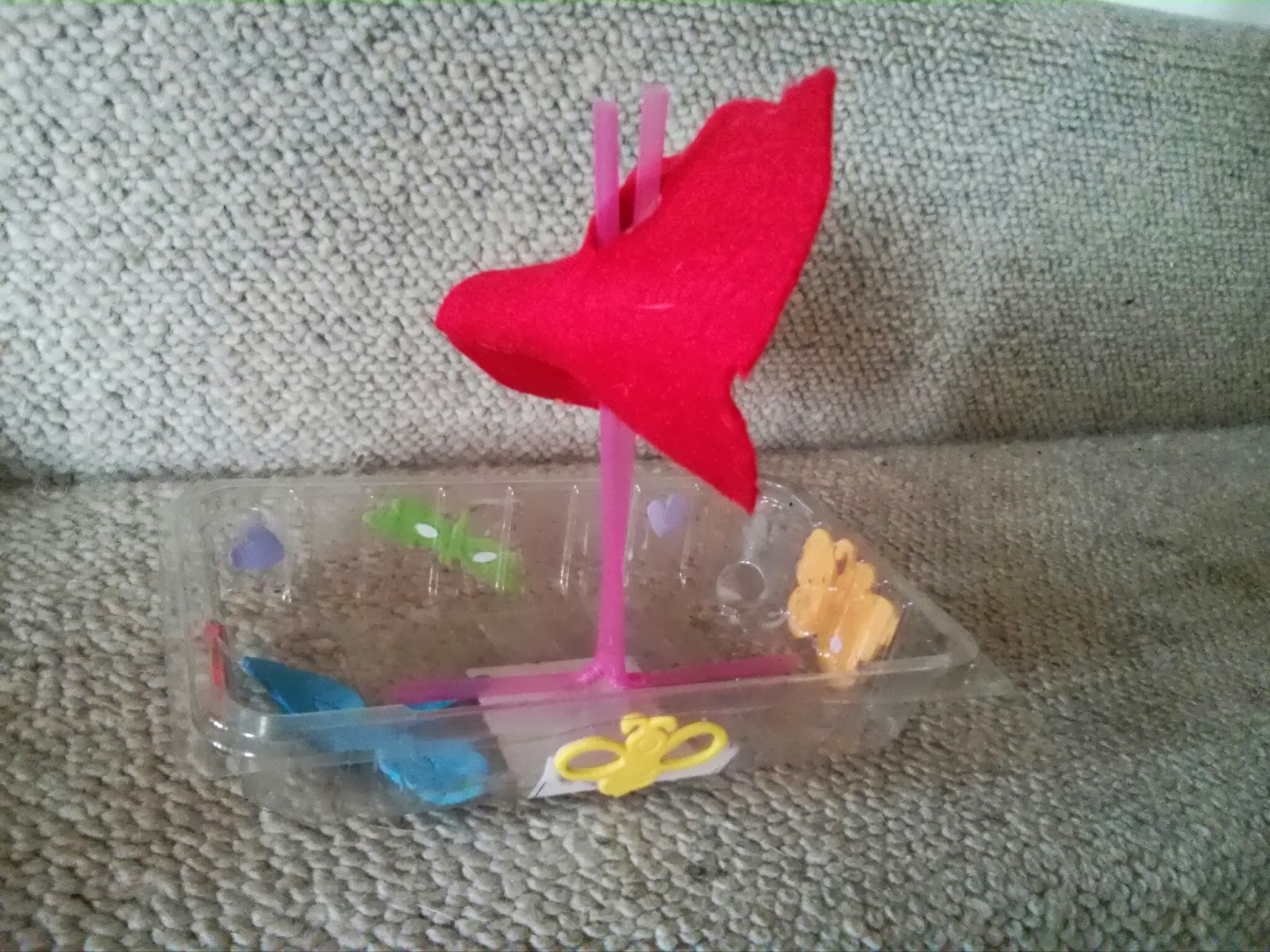 Straws, boats and a spot of messy play - This day I love.......