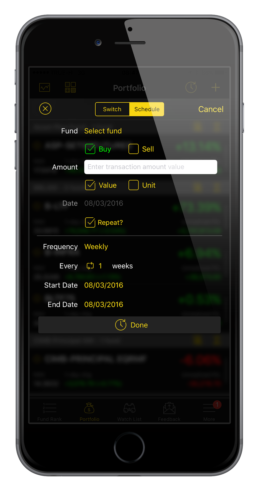 FIN - App กองทุนรวม Mutual Fund