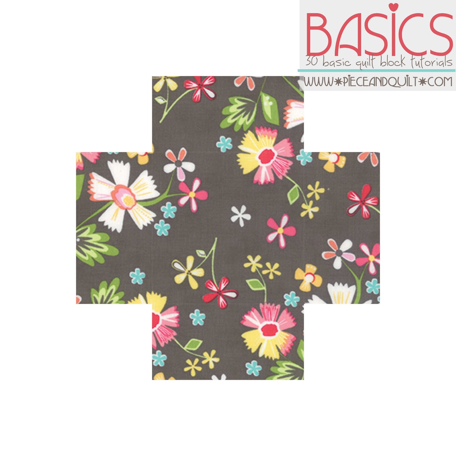 Piece N Quilt: How to: Floating Plus Quilt Block - Basics Quilt Block ...