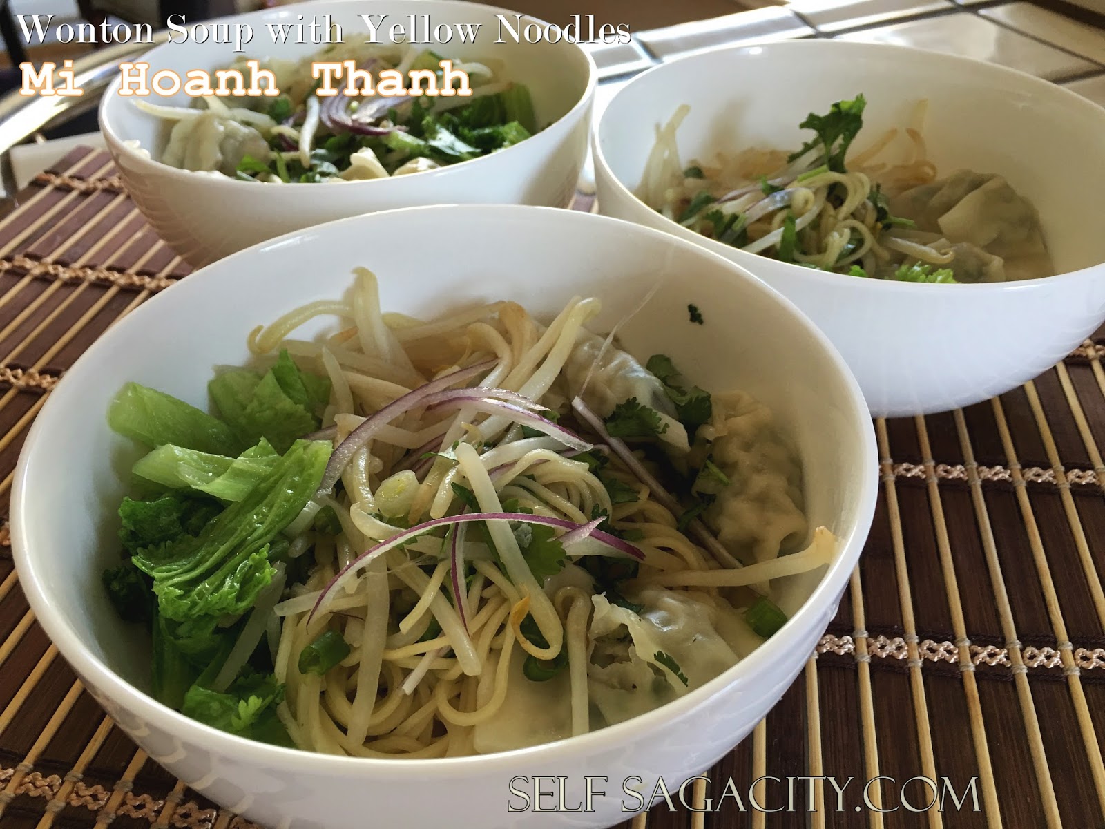 Simple Wonton Soup Mi Hoanh Thanh