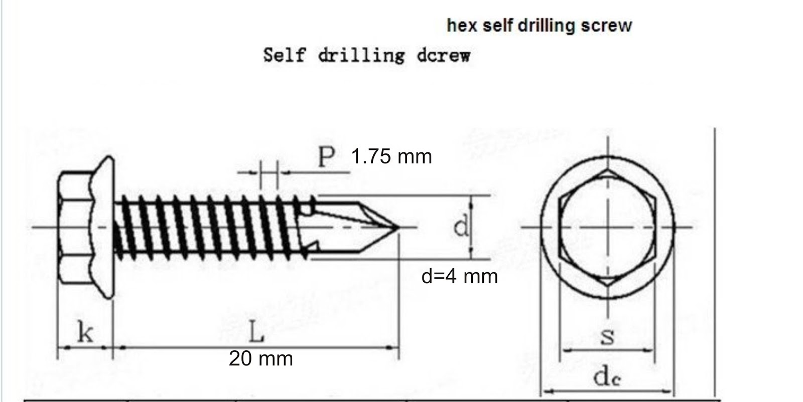 SELF DRILLING SCREW/Baut Baja Ringan,Baut Spandek/Trimdek ~ Baja Ringan ...