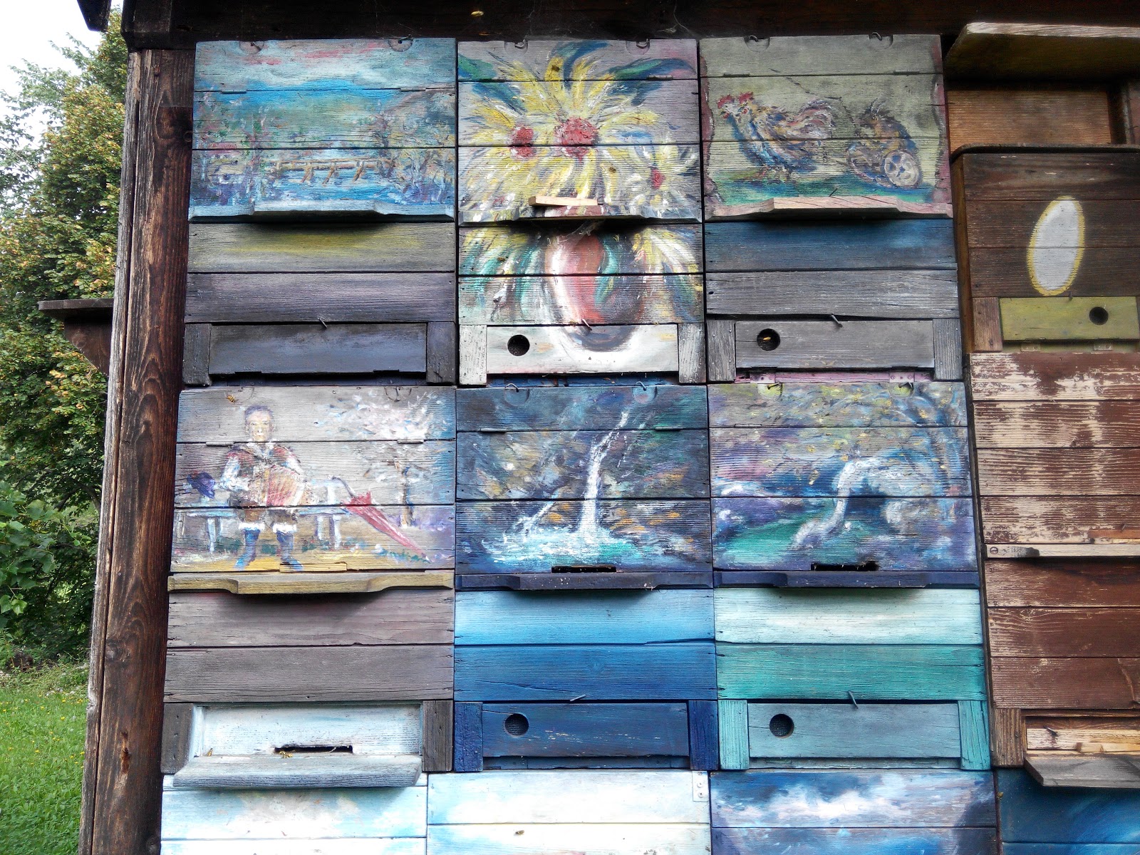 A-Ž Beekeeping with the Slovenian hive: Fall visit of some beehouses in ...