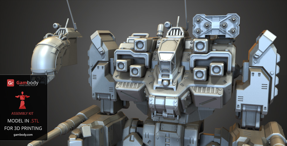 MechWarrior - Battlemaster 3D Printable Model | Nixon's 3D Models