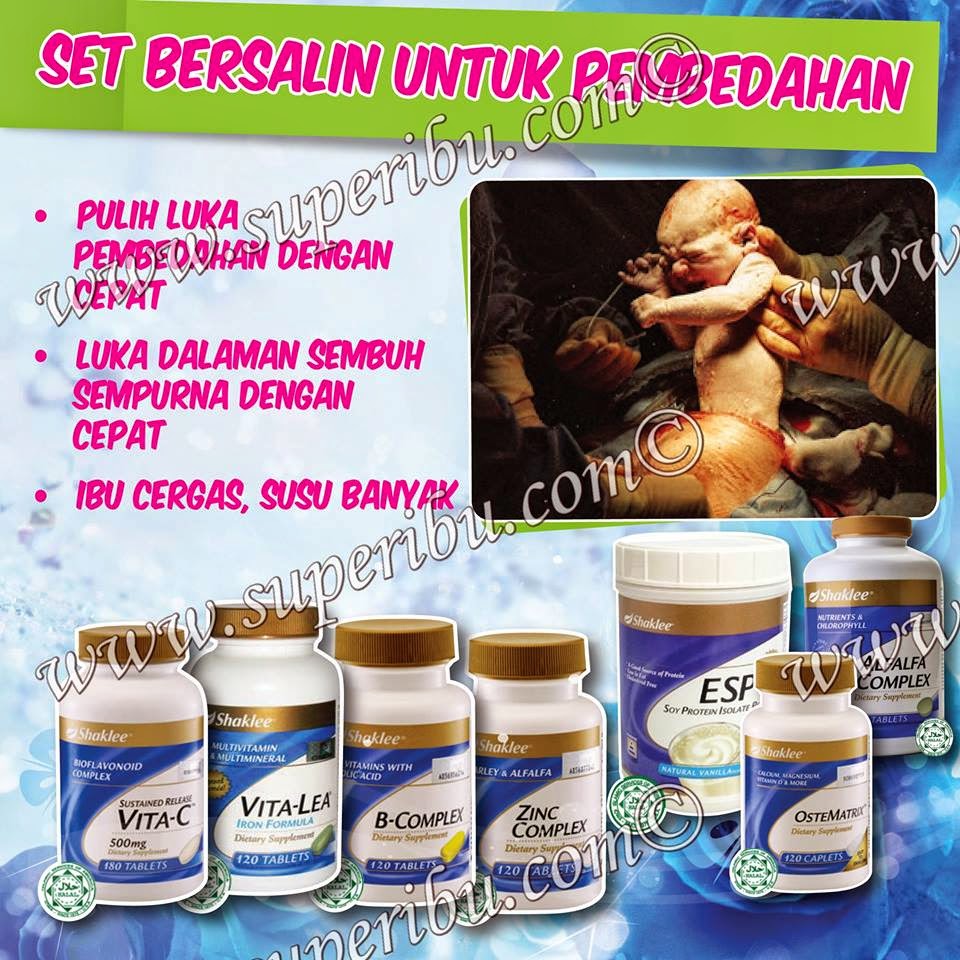 Pengedar Shaklee Ampang, Shaklee COD Kuala Lumpur: Set Bersalin untuk ...
