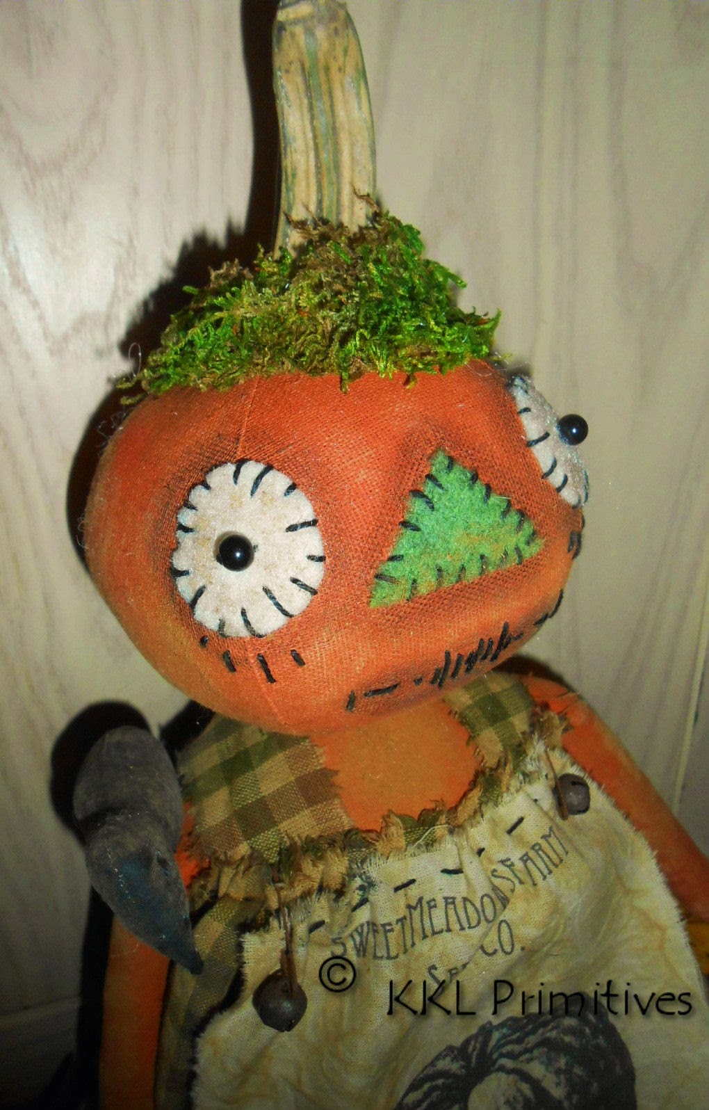 KKL Primitives Selling Blog: PRIMITIVE FOLK ART PUMPKIN STUMPKIN STUMP ...