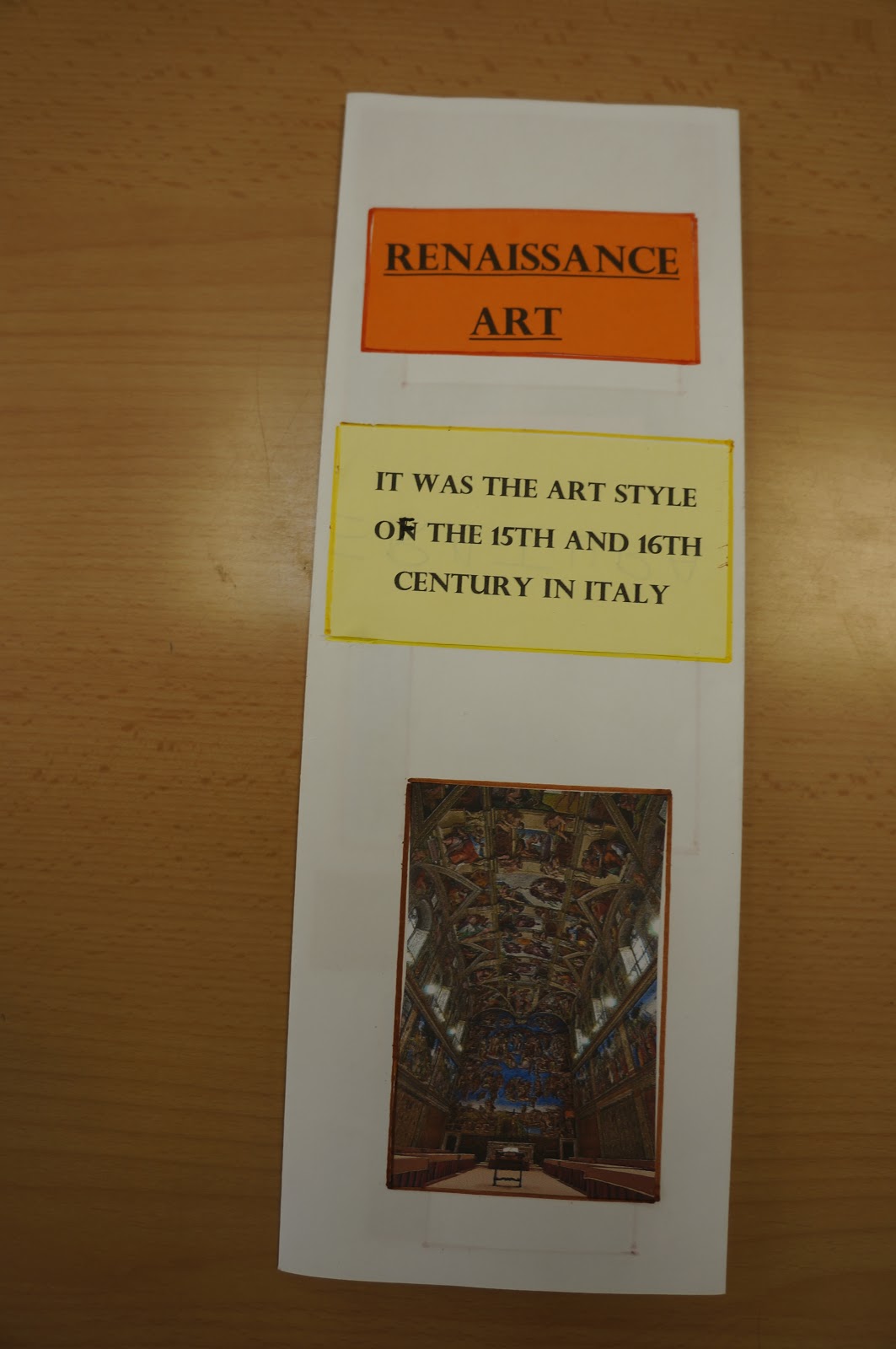 Today in Social Sciences...: 2016-2017 projects: Renaissance art (3rd ESO)