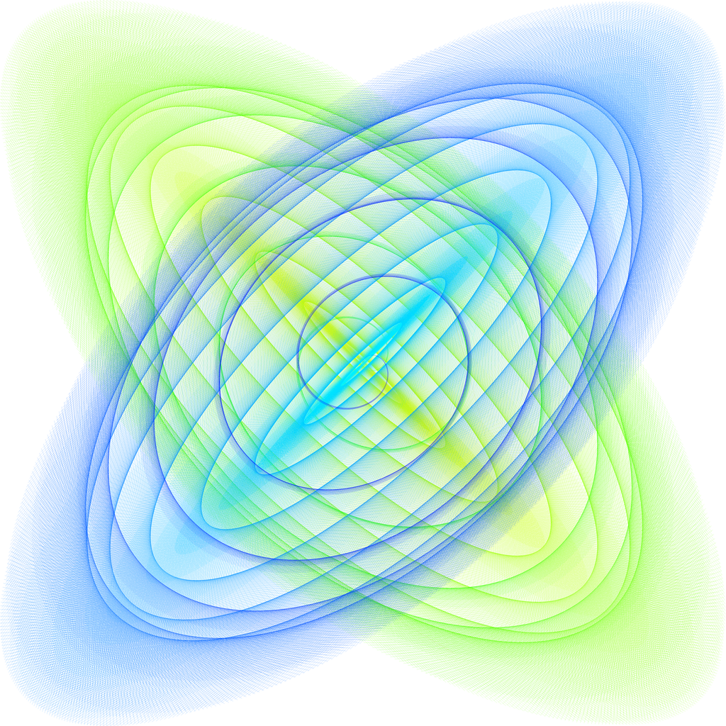 Rot Punkt Programming: Math Art Work with just segments and circles