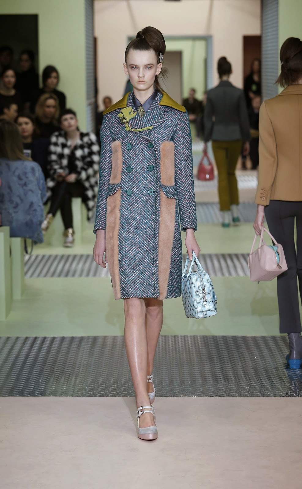 Miuccia Revisits The 60s ... Prada FW2015 Womenswear Collection