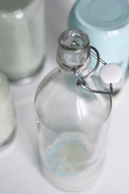 craftedbylindy: DIY- Pretty Painted Glass Jars