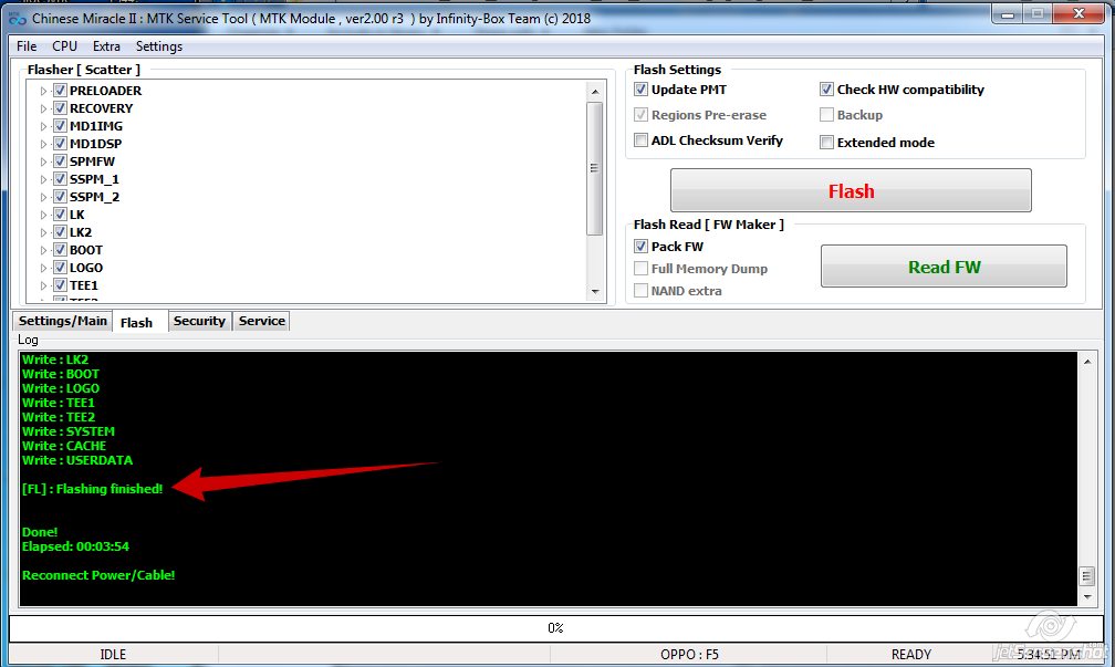 OPPO F5 (CPH1723) DEAD RECOVERY FIRMWARE CM2 READED NEW VERSION 100% ...