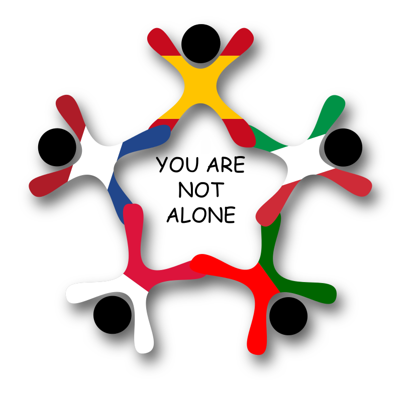 ARTES PLÁSTICAS Y DIBUJO: LOGOTIPO YOU ARE NOT ALONE
