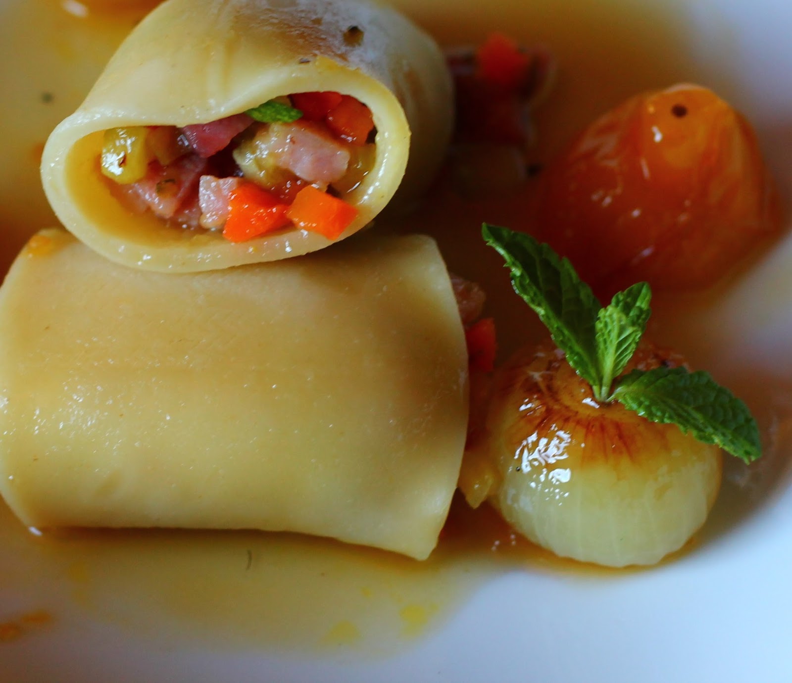 Els Fruits Saborosos: Mini caneló de verdures amb melmelada de carbassó ...