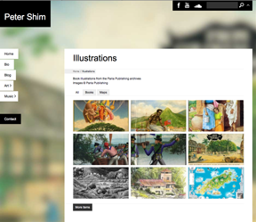 Paria Publishing: Peter Shim - New Website