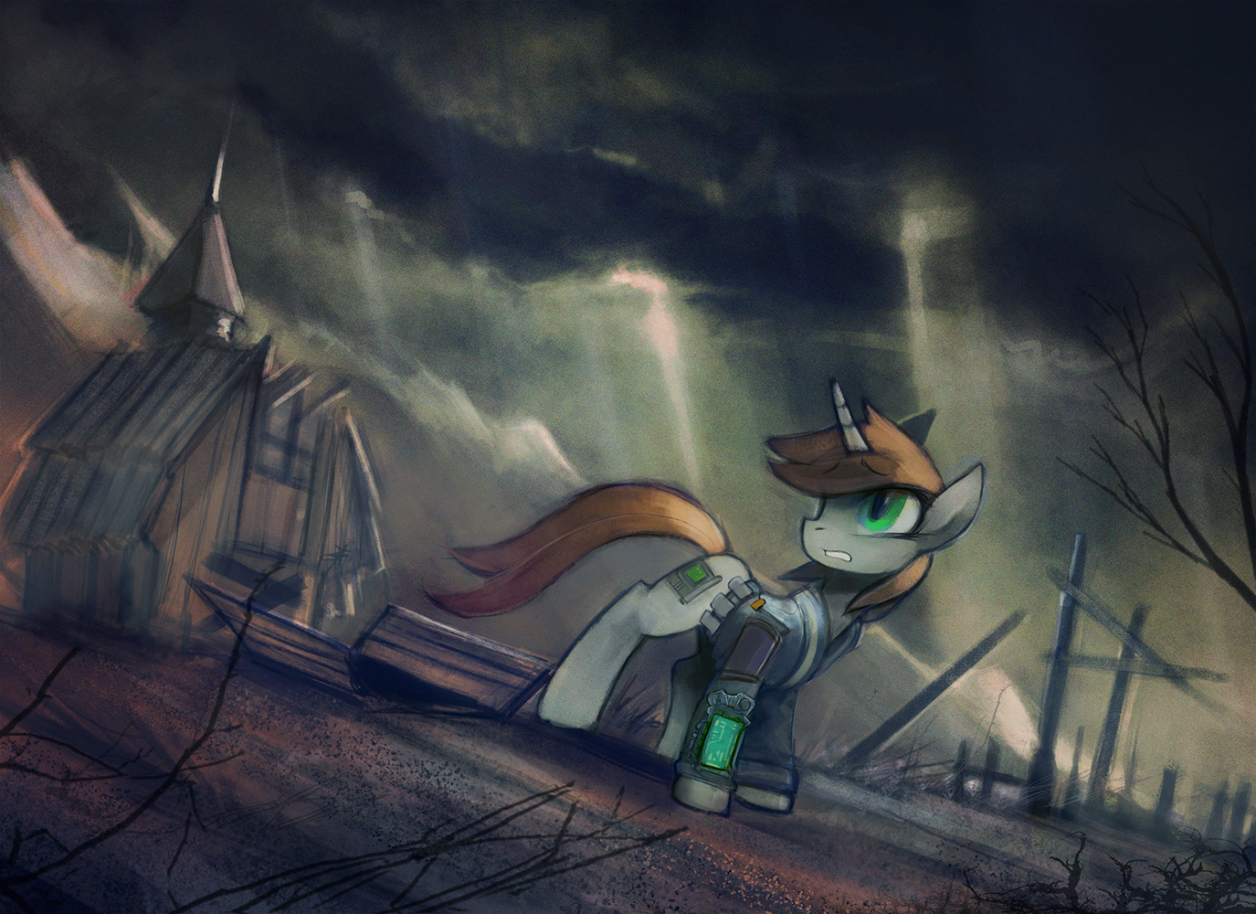 Equestria Daily - MLP Stuff!: Pony History of the Day - Fallout Equestria