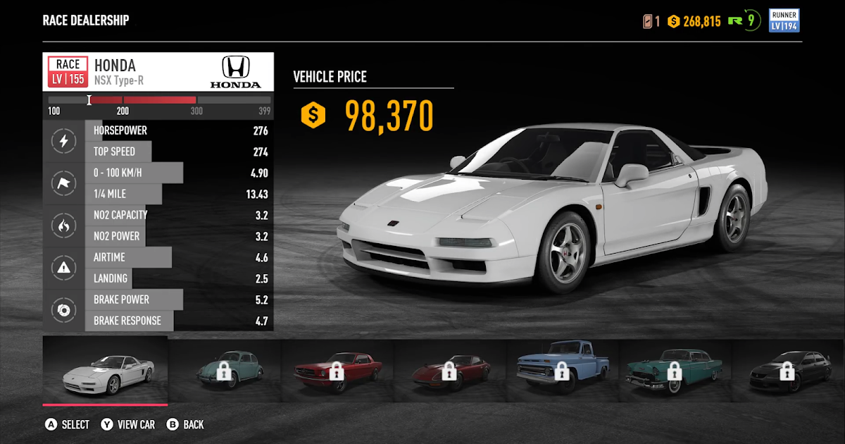 honda nsx type r 1992 NFS payback ~ free 3D models